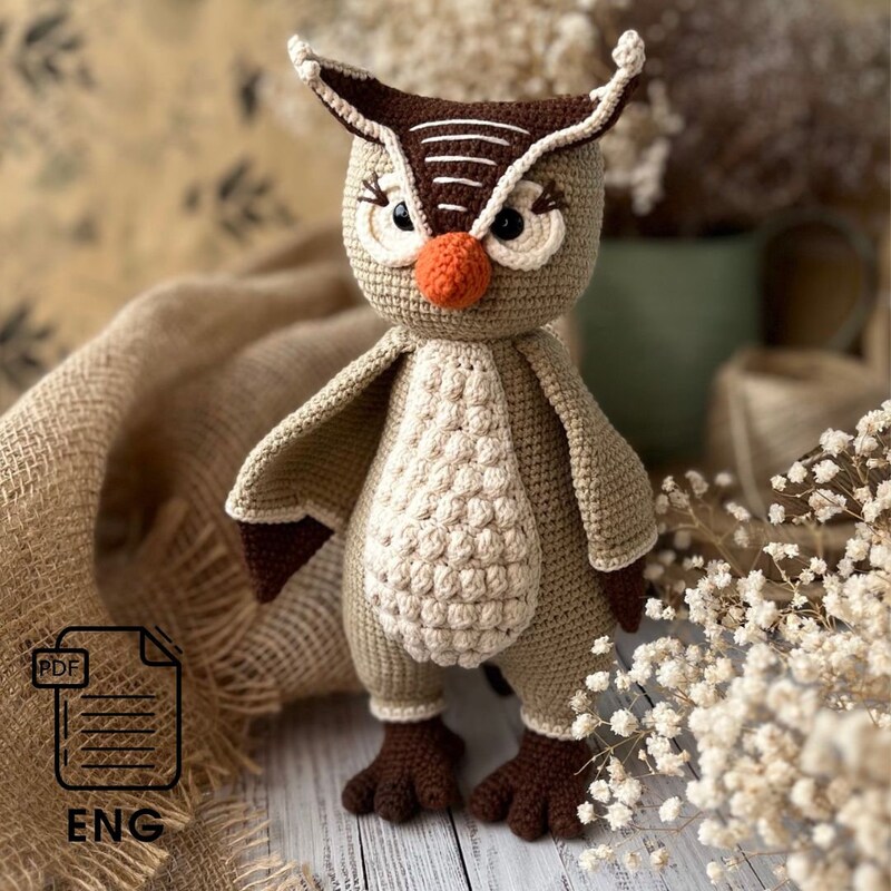 Crochet Owl Pattern - Etsy