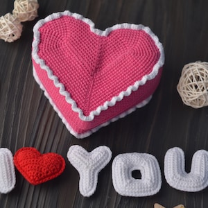 Heart Shaped Box Crochet Pattern, Valentine's Day - Etsy