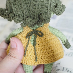 Forest Sprite PATTERN Crochet Fairy, Amigurumi Enchanted Pixie Doll - Etsy