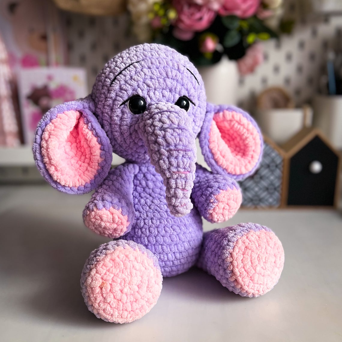 Elephant Crochet Pattern Crochet Toy Pattern - Etsy