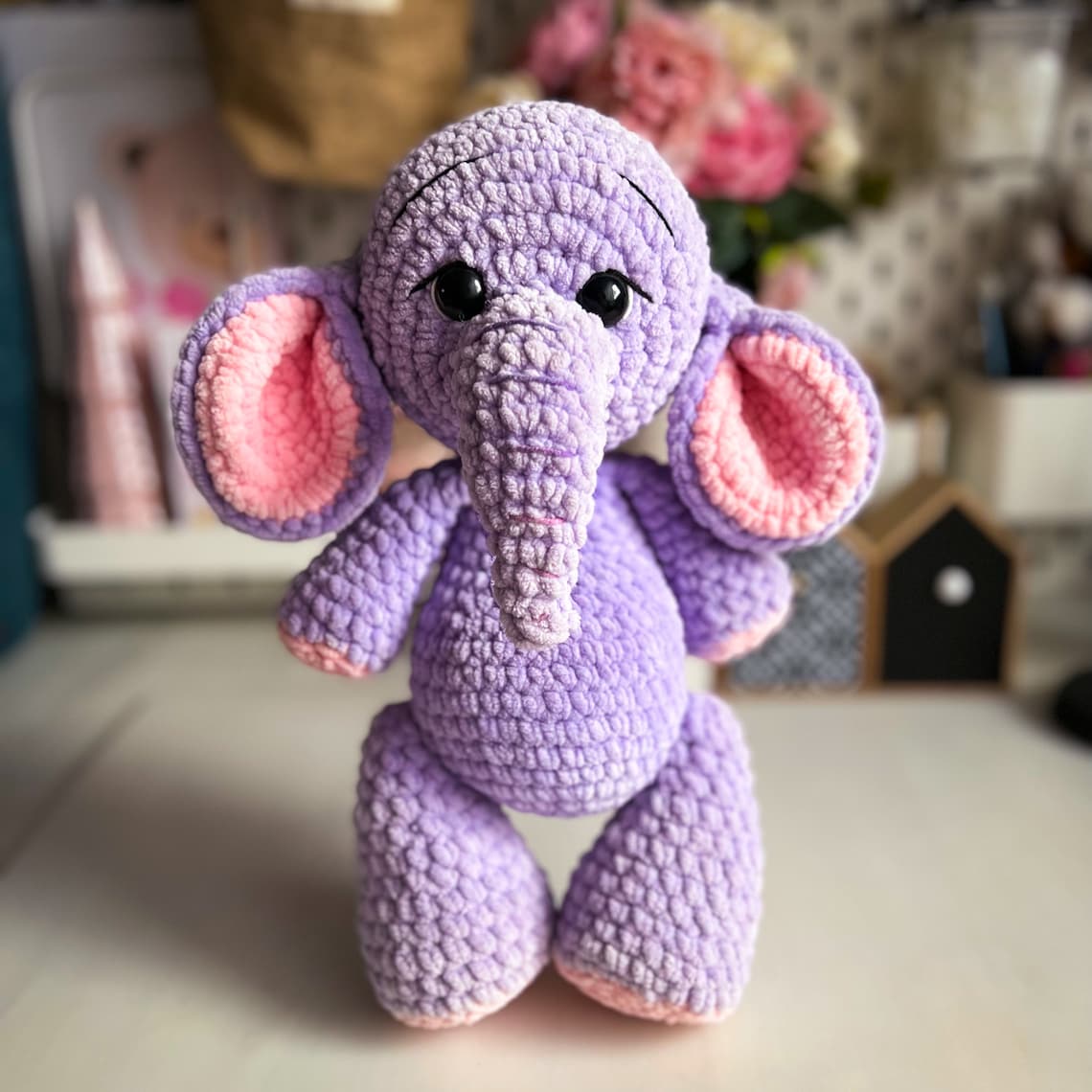 Elephant Crochet Pattern Crochet Toy Pattern - Etsy