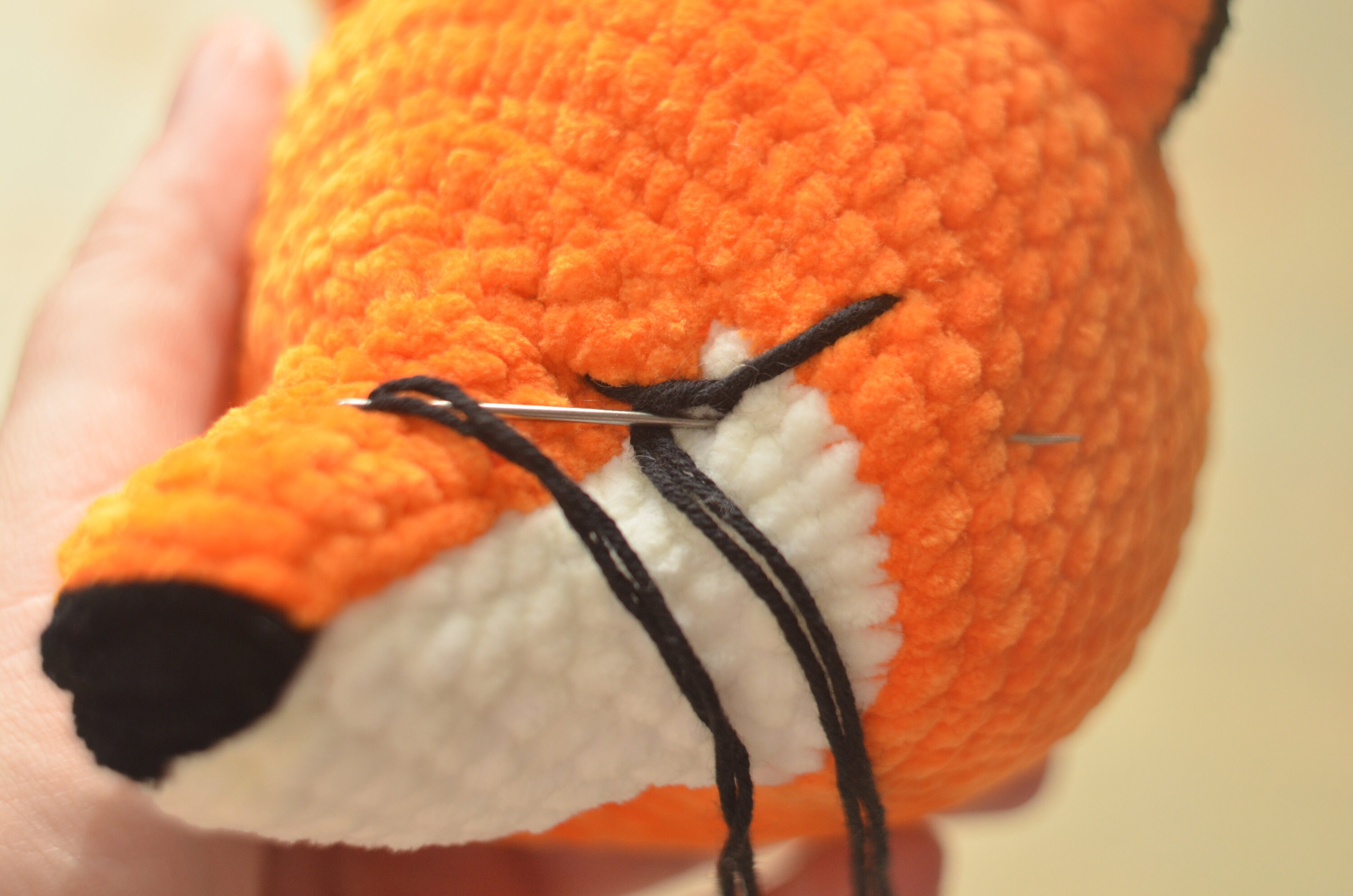 Crochet Fox Travel Pillow Pattern: English PDF - Etsy