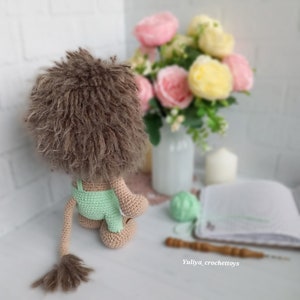 English Crochet Pattern Lion - Etsy
