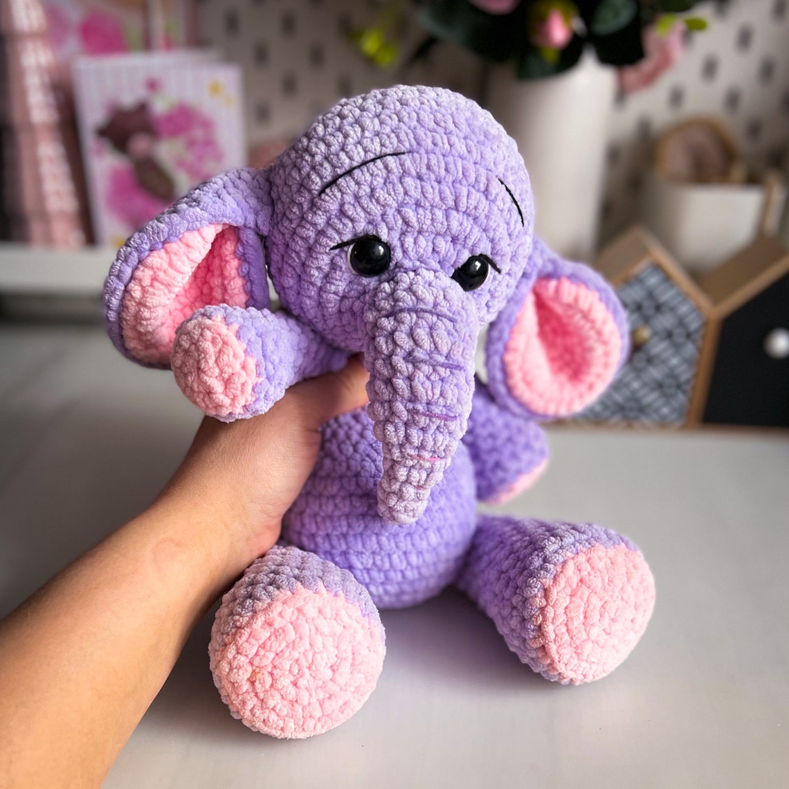 Elephant Crochet Pattern Crochet Toy Pattern - Etsy
