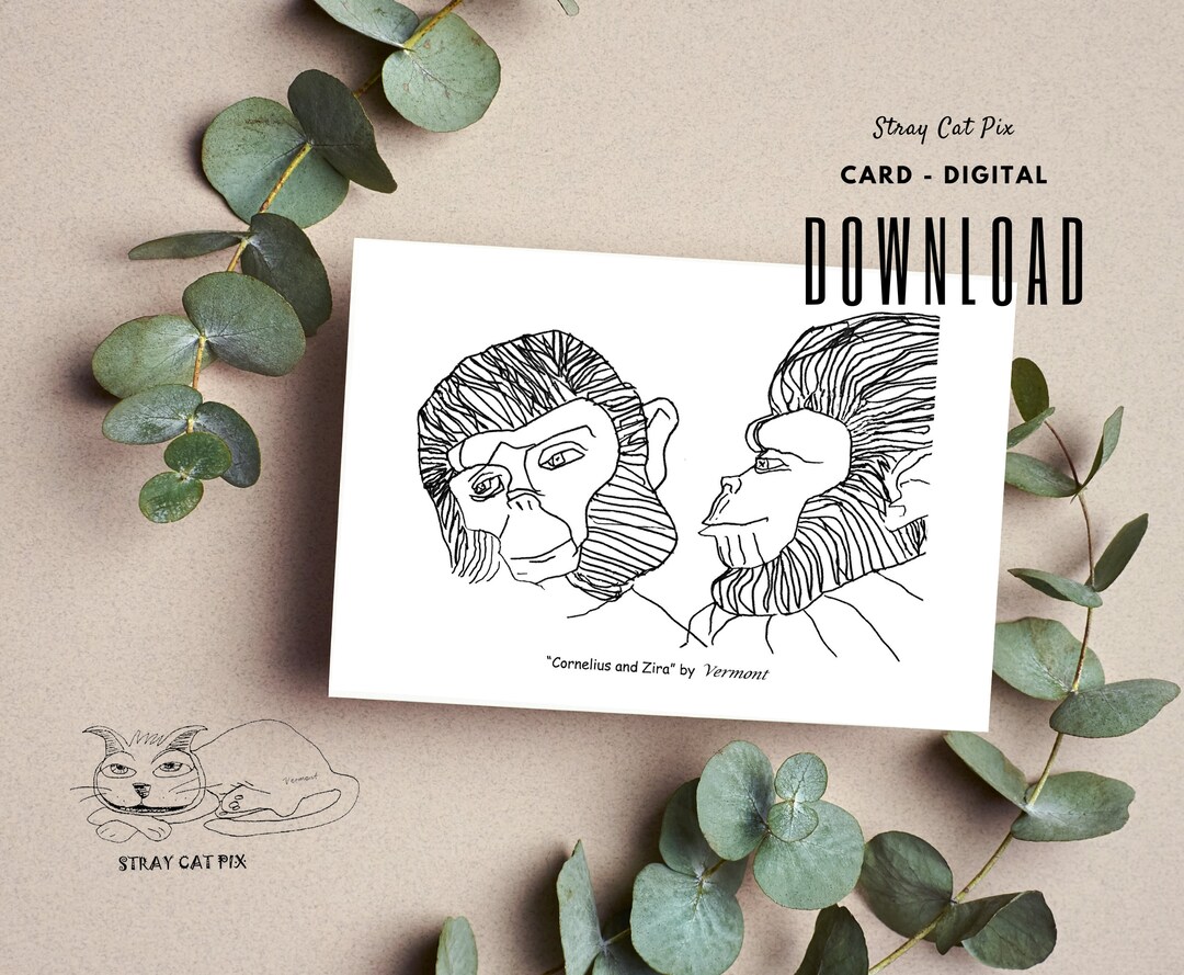 Greeting Card - Digital Download - Print at Home - Valentines Day Card ...