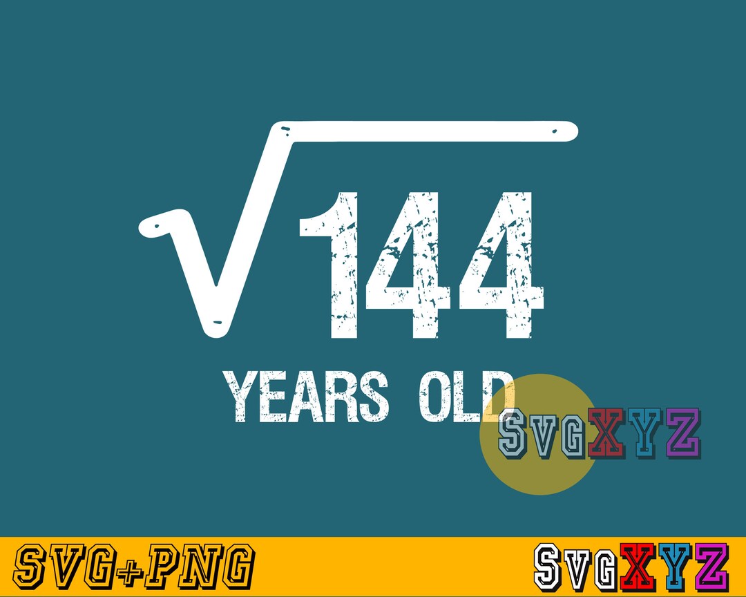 12th Birthday Svg 12th Birthday Png 12 Years Old Png - Etsy