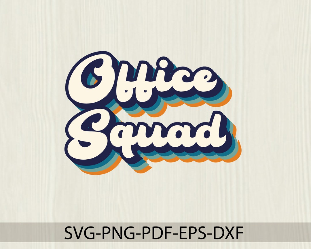 Office Squad Svg Office Team Svg School Office Design - Etsy