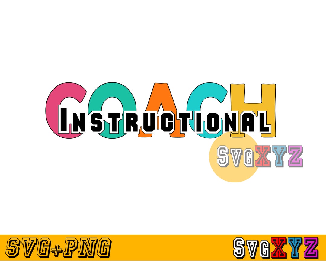 Instructional Coach Svg Hello School Svg Teacher Design Svg - Etsy