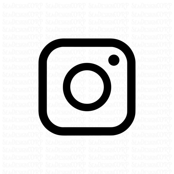 Instagram Svg Social Media File Svg Cricut Screen Print - Etsy UK
