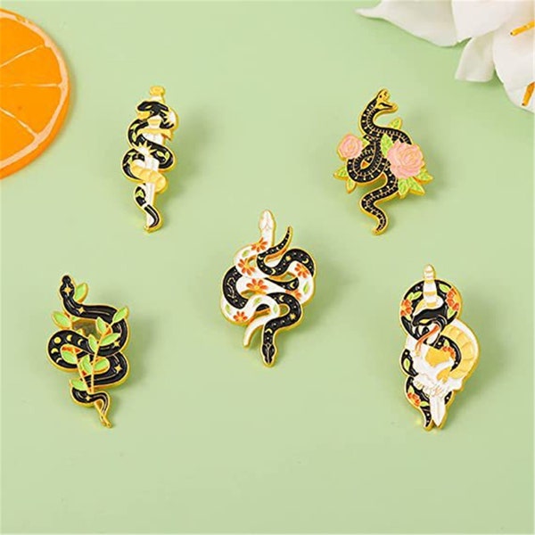 Enamel Snake Ring - Etsy