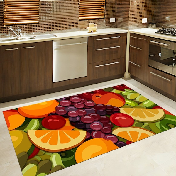 Colorful Rug - Etsy