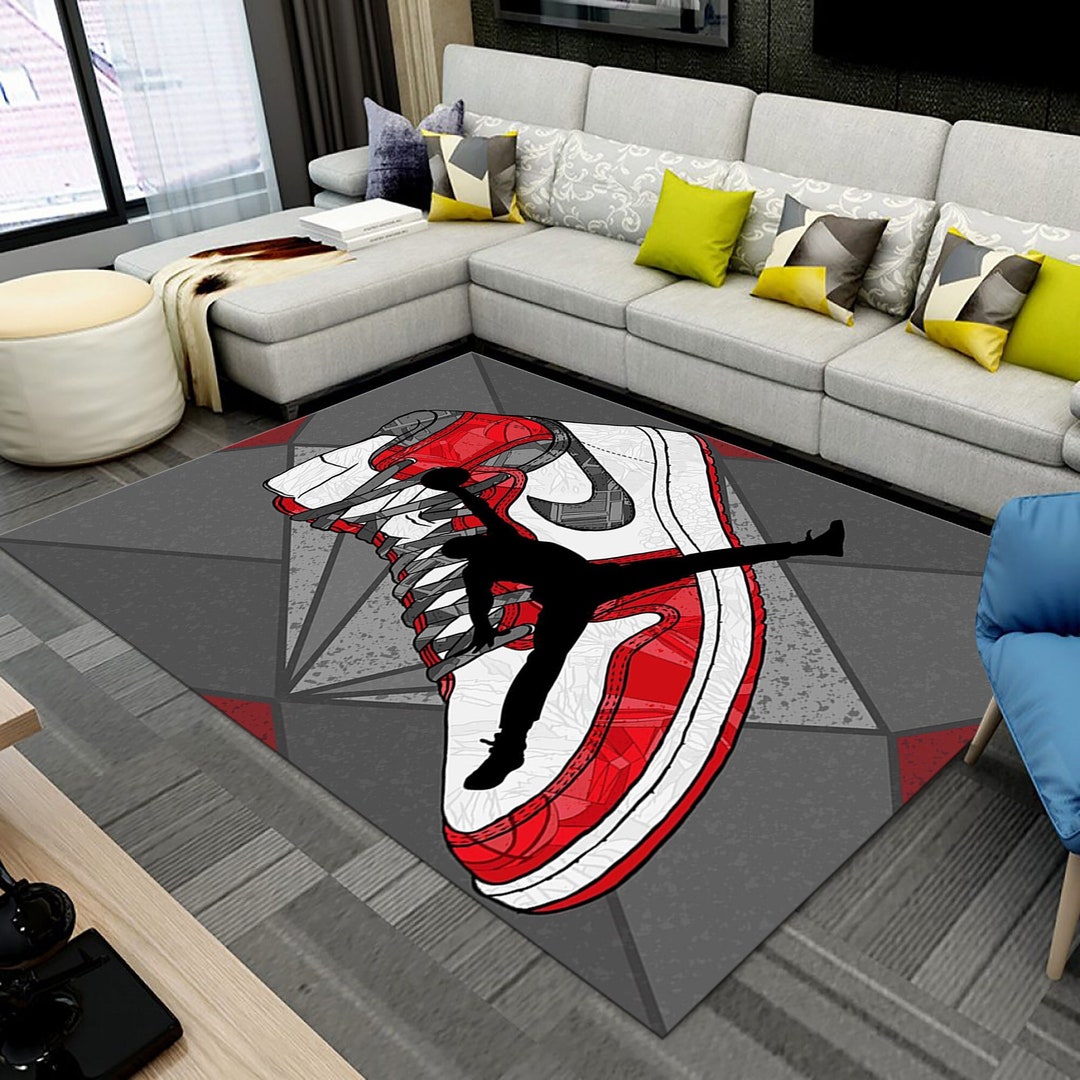 Sneakers Rug, Design Carpet, Colorful Rug, Home Decor, Carpet, Rugs for ...