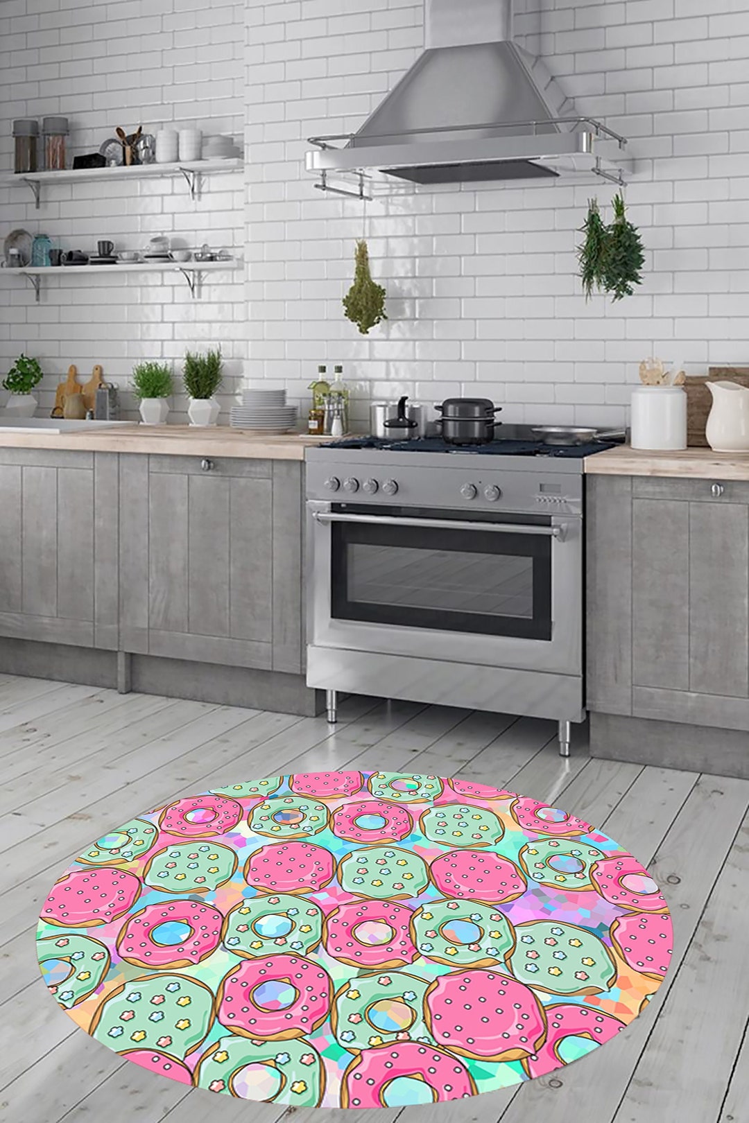 Donut Rug, Kitchen Rug, Round Rug, Home Decor, Carpet, Rugs for Living ...