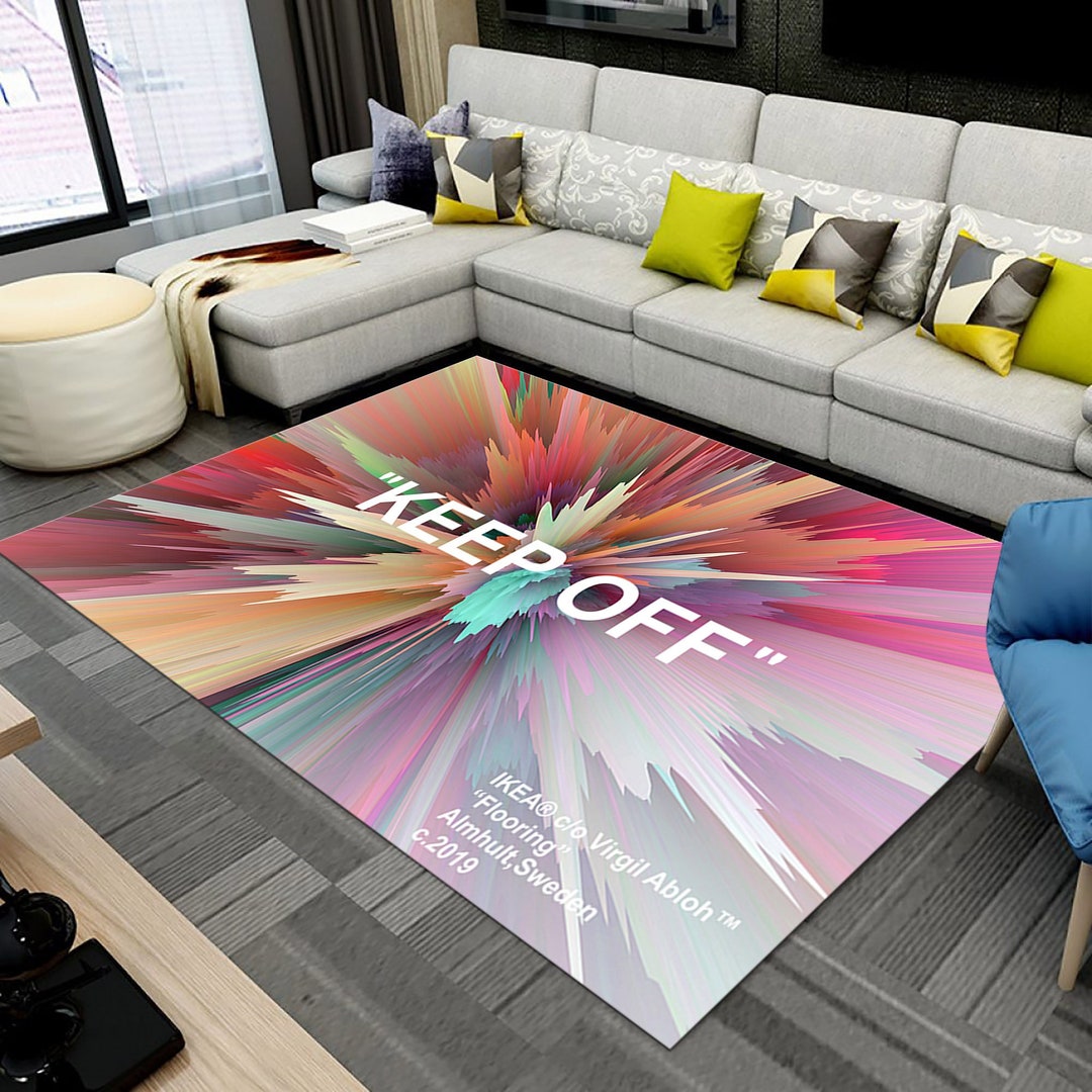 Keep off Rug, Modern Carpet, Keep Off, Colorful Rug, Home Decor, Carpet ...