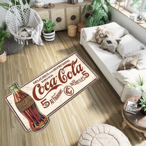 Coca Cola,antiquing Pattern,bottle Pattern,coca Cola Rug,coke Rug,coke ...