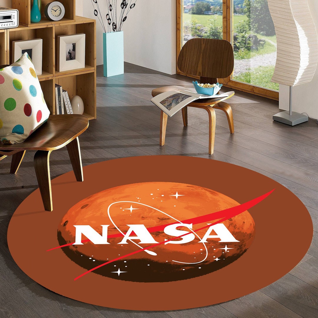 Nasa Round Rug, Planets Rug, Round Rug, Home Decor, Carpet, Rugs for ...