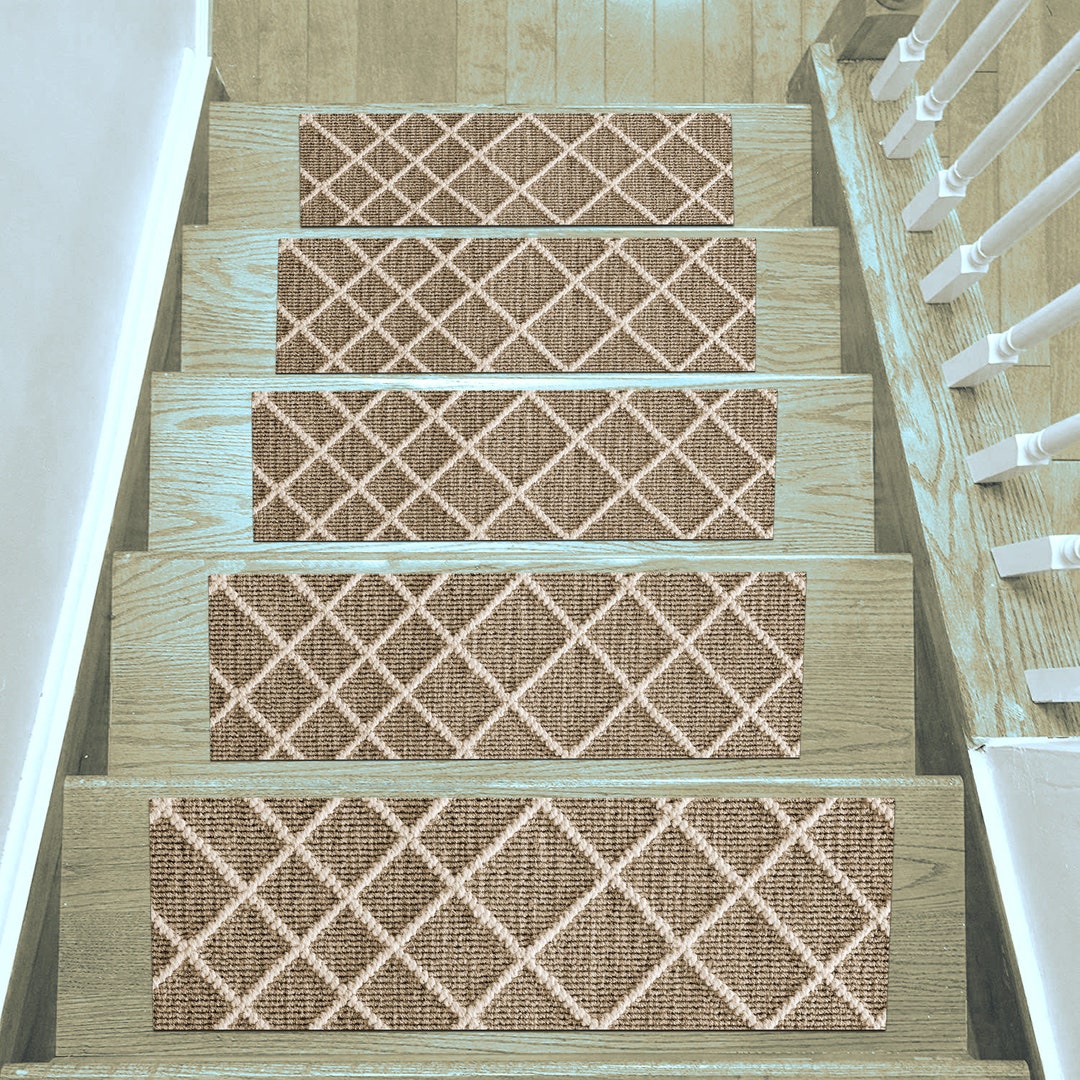 Traditional Stair Tread Rug: Non-slip Carpet Step Cover, Area Rug ...
