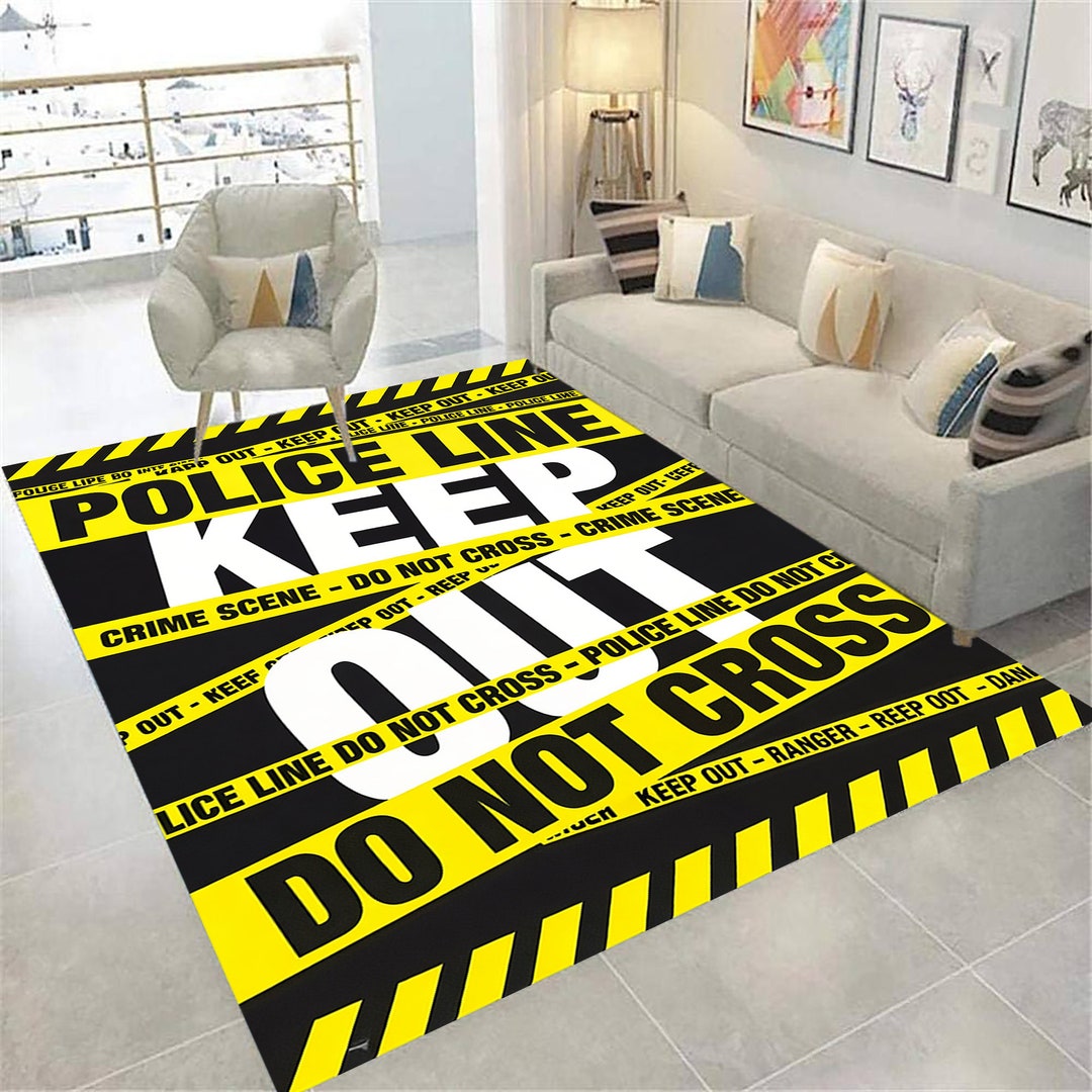 Keep Out,traffic Lane,police Pattern,traffic Signs,motivation Rug,cool ...