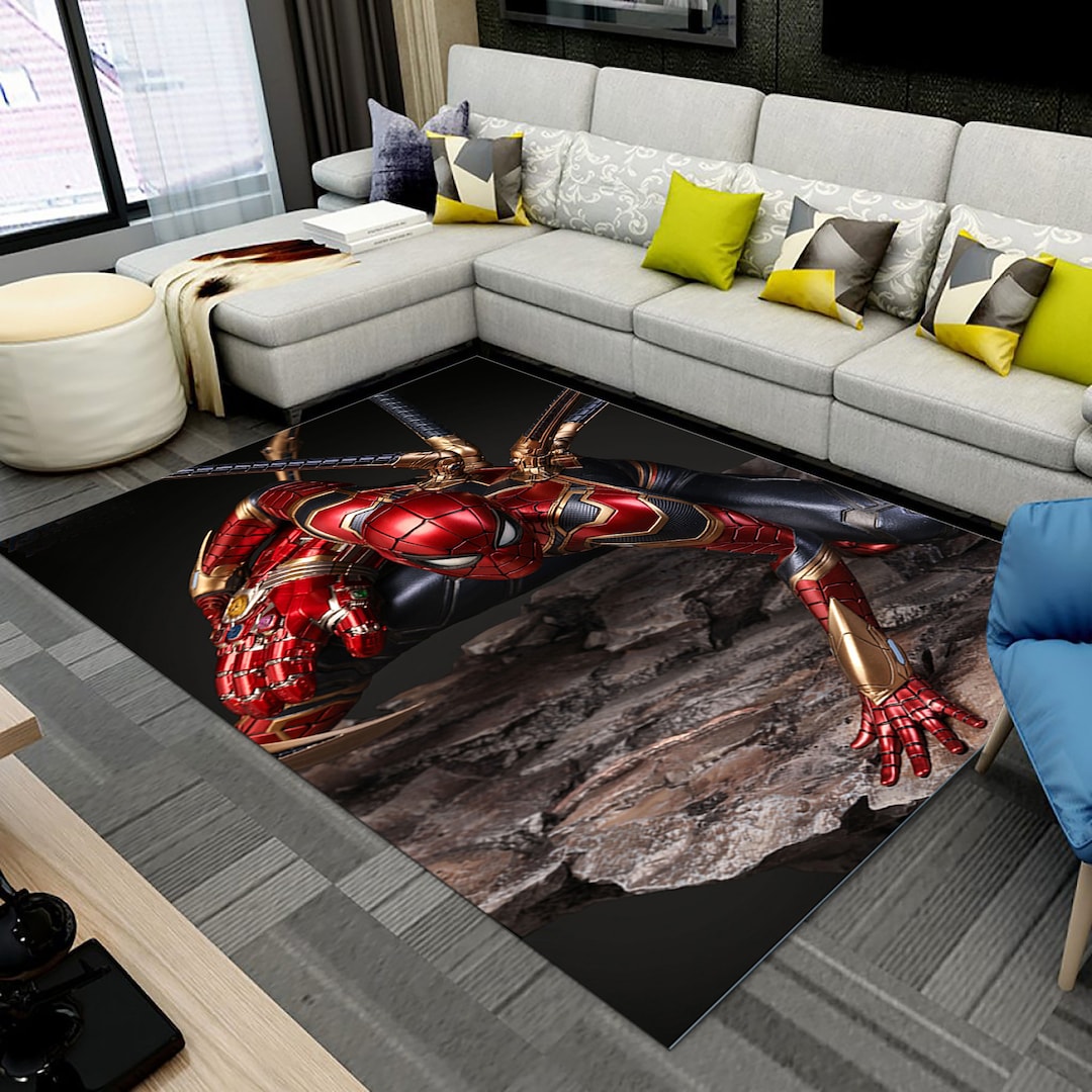 Spiderman,spiderman Mat,spiderman Rug,ruggable Spiderman,design Rug ...