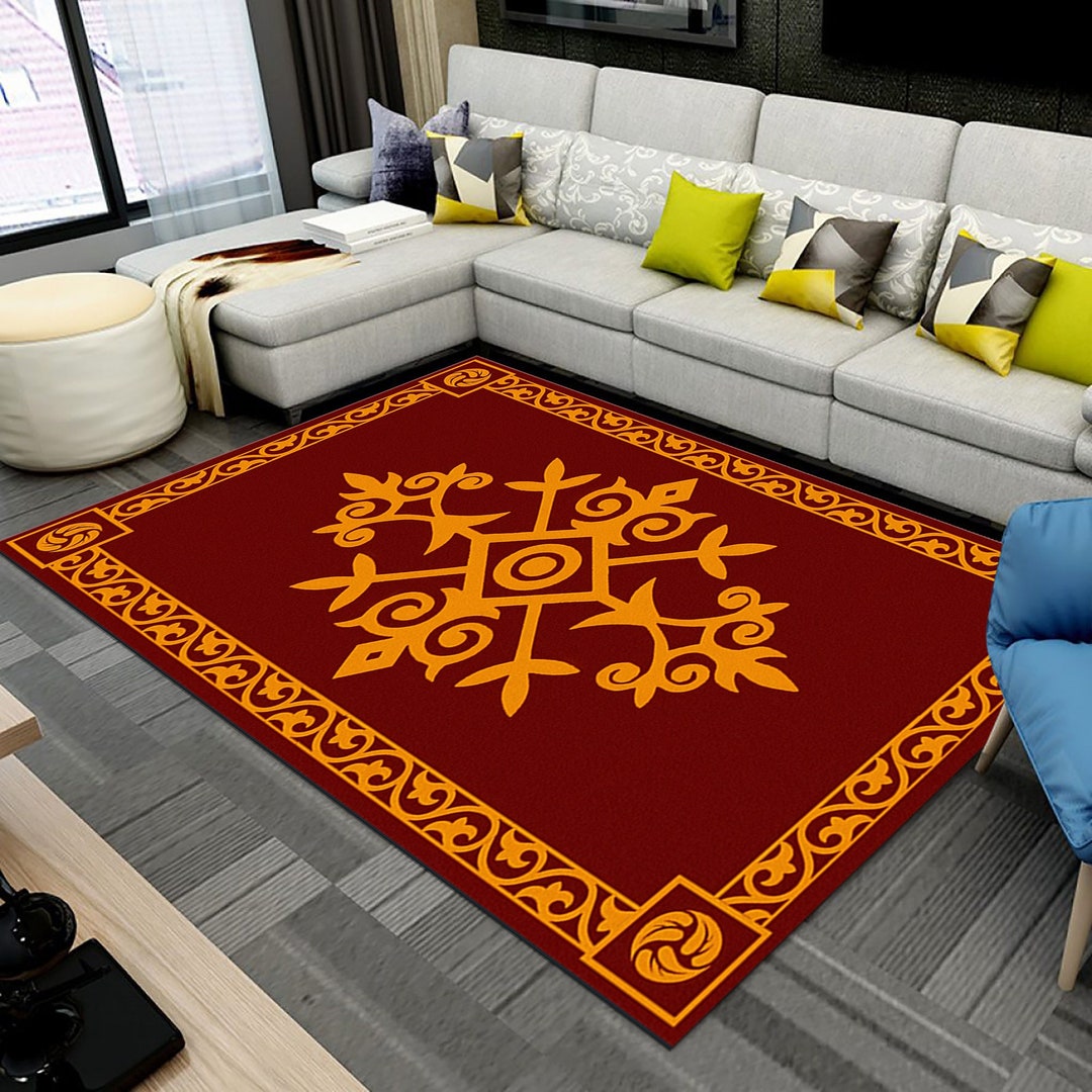 Ethnic Rug, Modern Rug, Red Carpet, Home Decor, Carpet, Rugs for Living ...