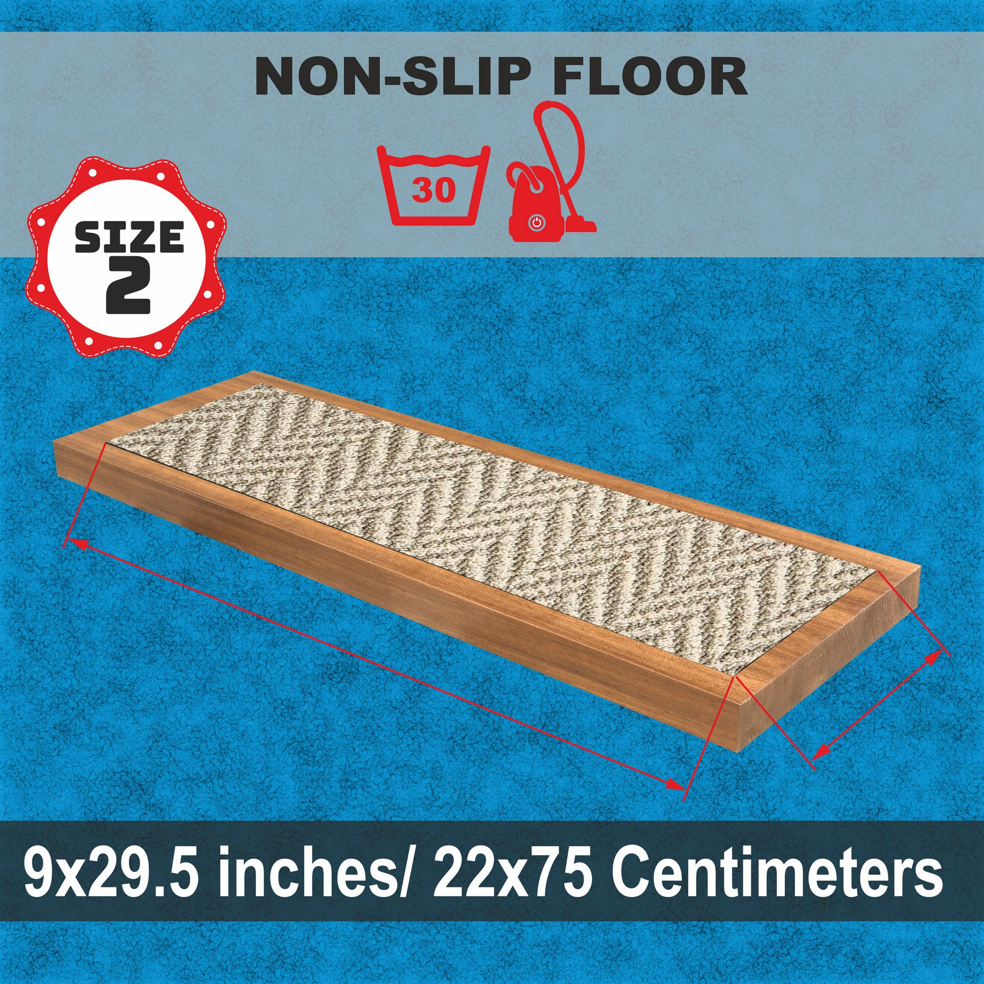 Thick, Stair Step, Special for Your Home Rug,tread,ethnic Stair Rug ...