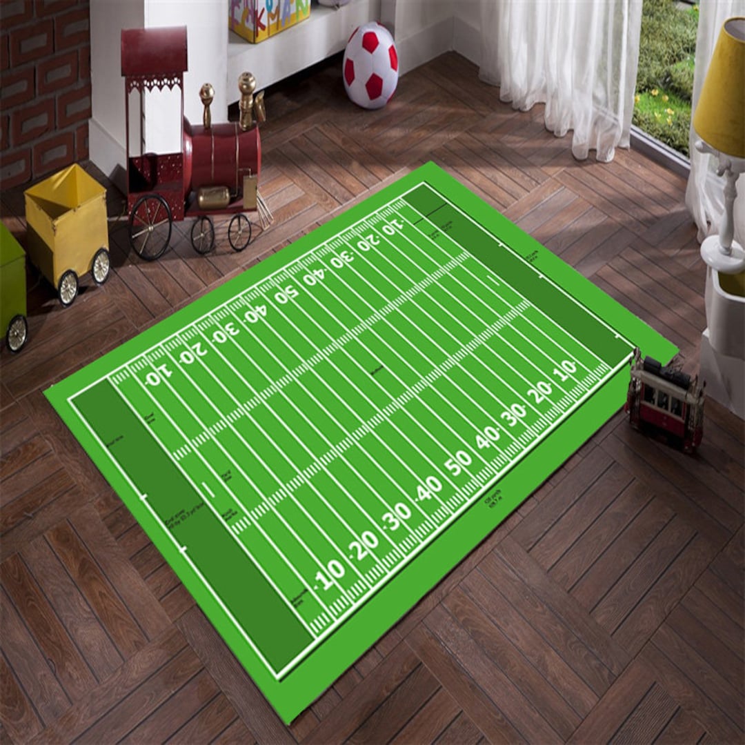 USA Football Rug, USA Football Area Rug, Rugs for Kids Room, Gift for ...