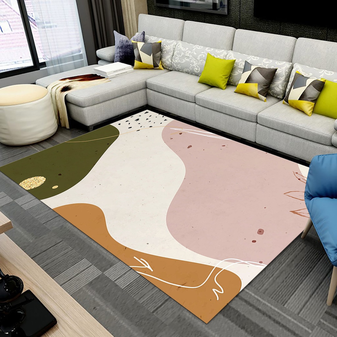 Pastel Colored Rug, Dalmatian Rug, Gift for Her, Home Decor, Carpet ...