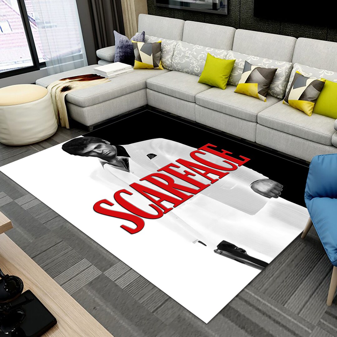 Scarface Rug, Legend Star and Film, Famous Rug,modern Rug,film Rug,teen ...