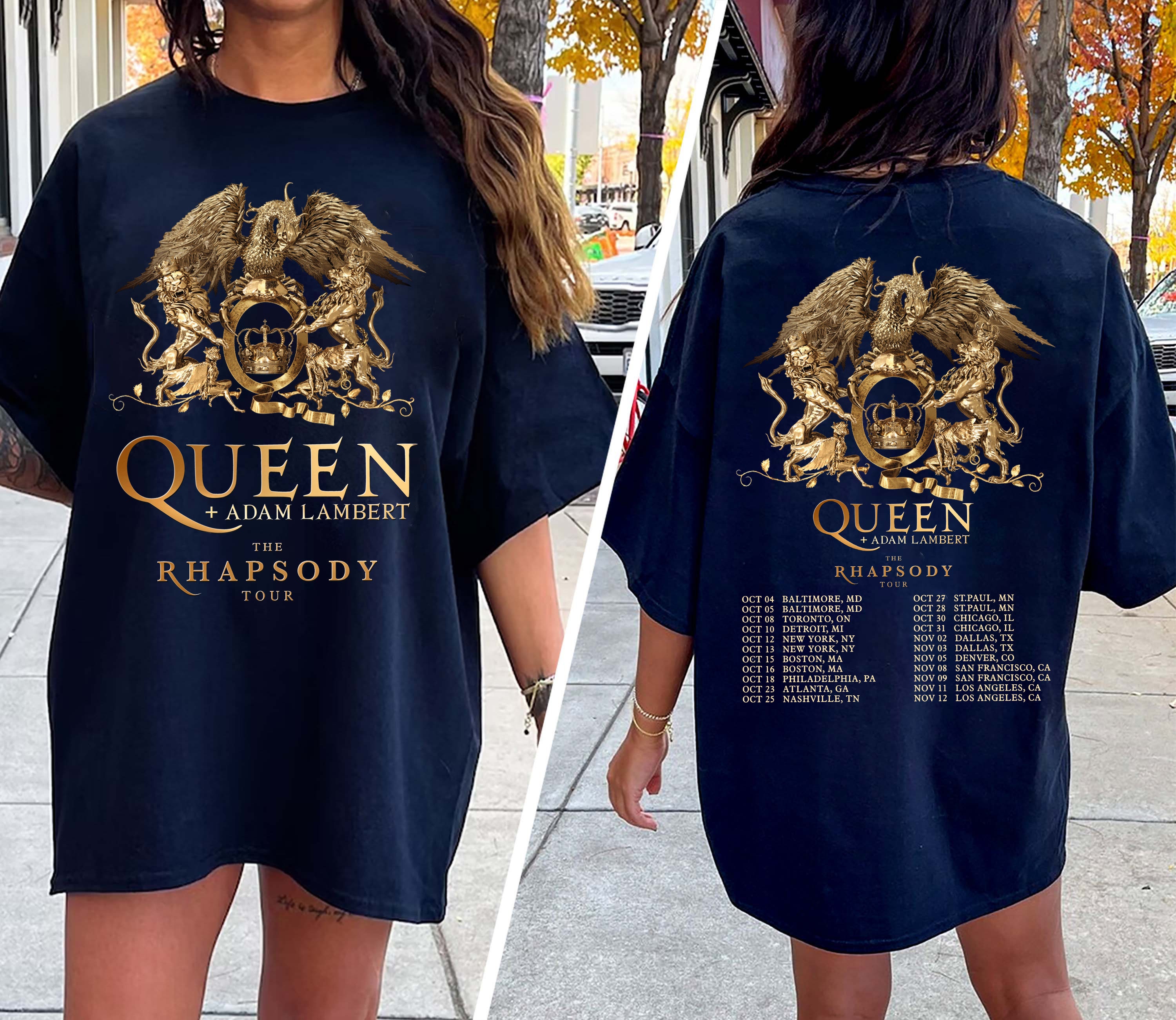 Queen Adam Lambert The Rhapsody Tour 2023 Sweatshirt, Queen Rock band ...