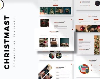 Christmas Google Slides Template - Etsy