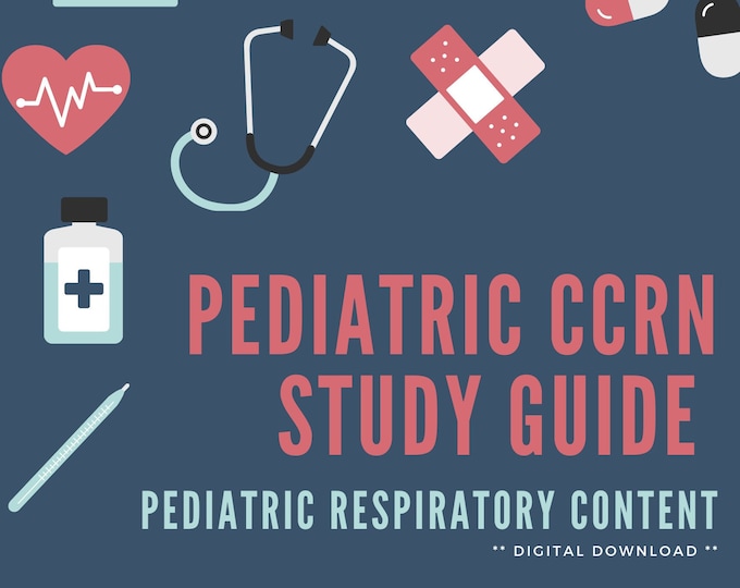 Pediatric CCRN - Respiratory Study Guide - Etsy