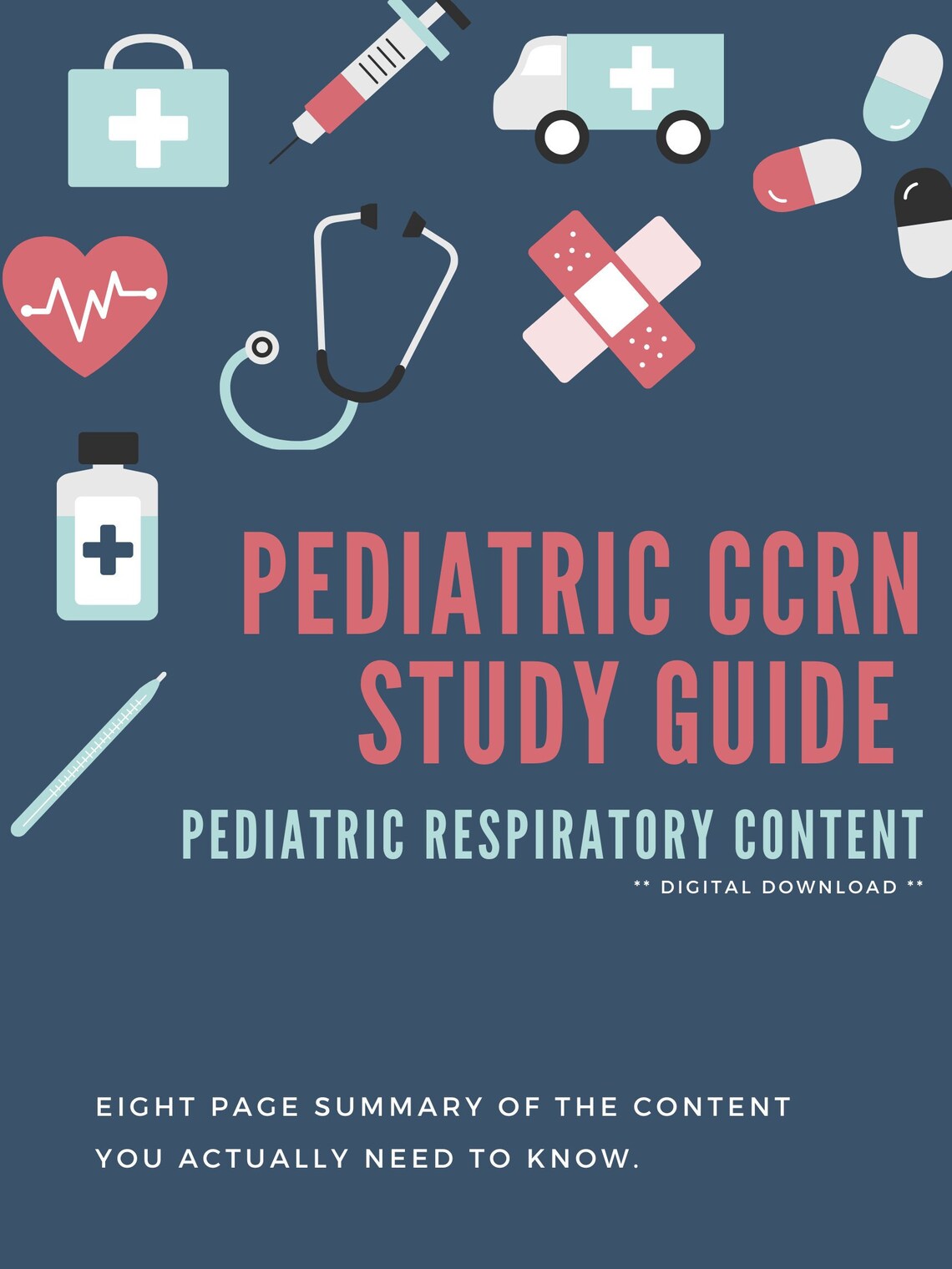 Pediatric CCRN - Respiratory Study Guide - Etsy