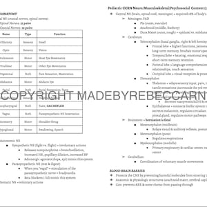 Pediatric CCRN - Neuro Study Guide - Etsy