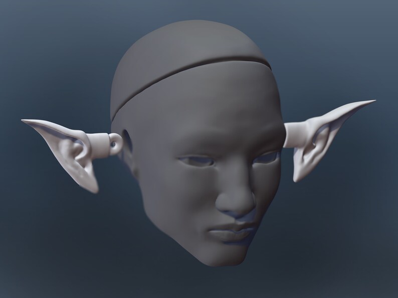 3D STL Elf Ears Doll Classic BJD - Etsy