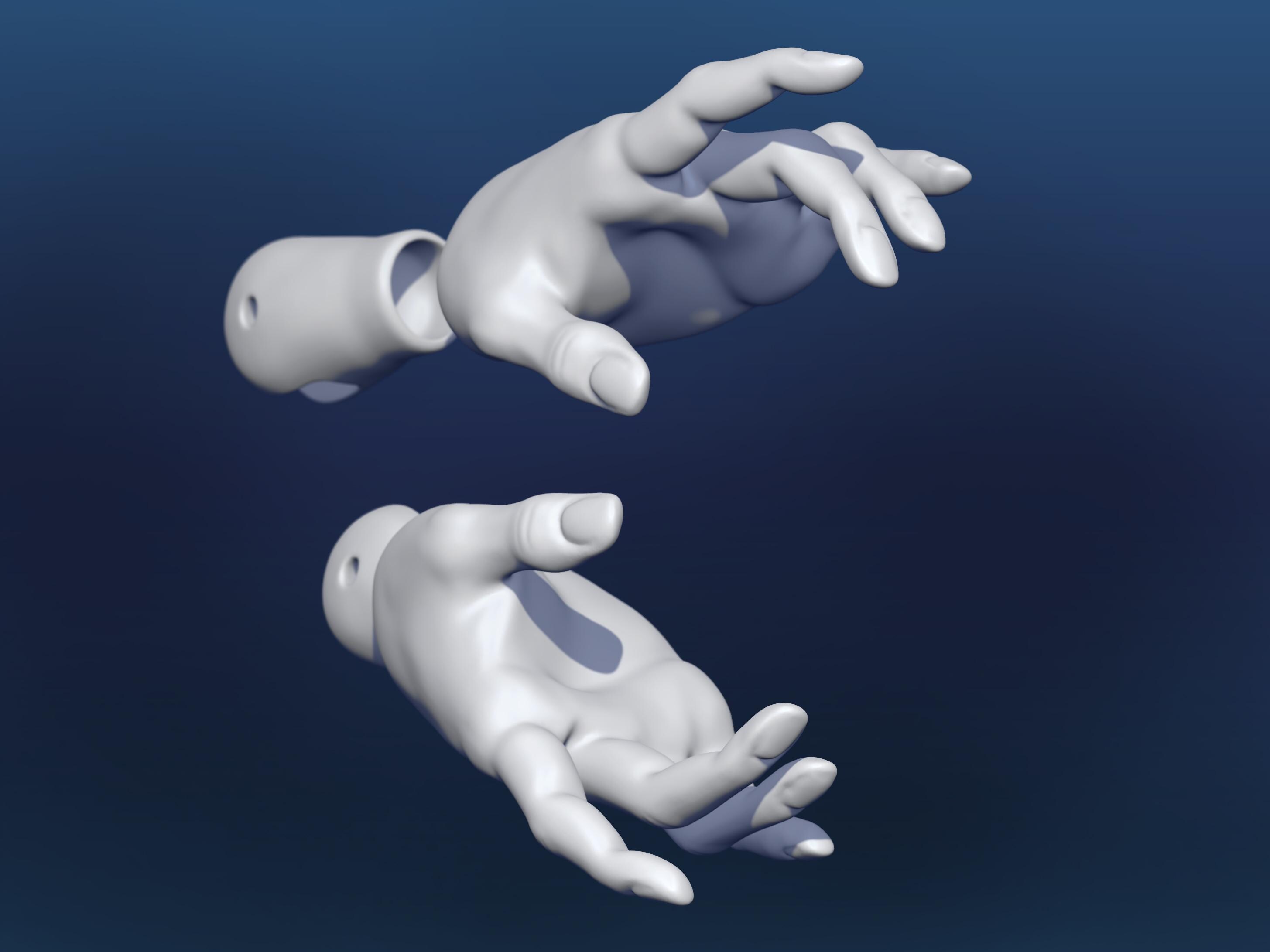 Magnetic Hands 3D Model: Ball Jointed Doll (32cm) 3D Print Stl File - Etsy