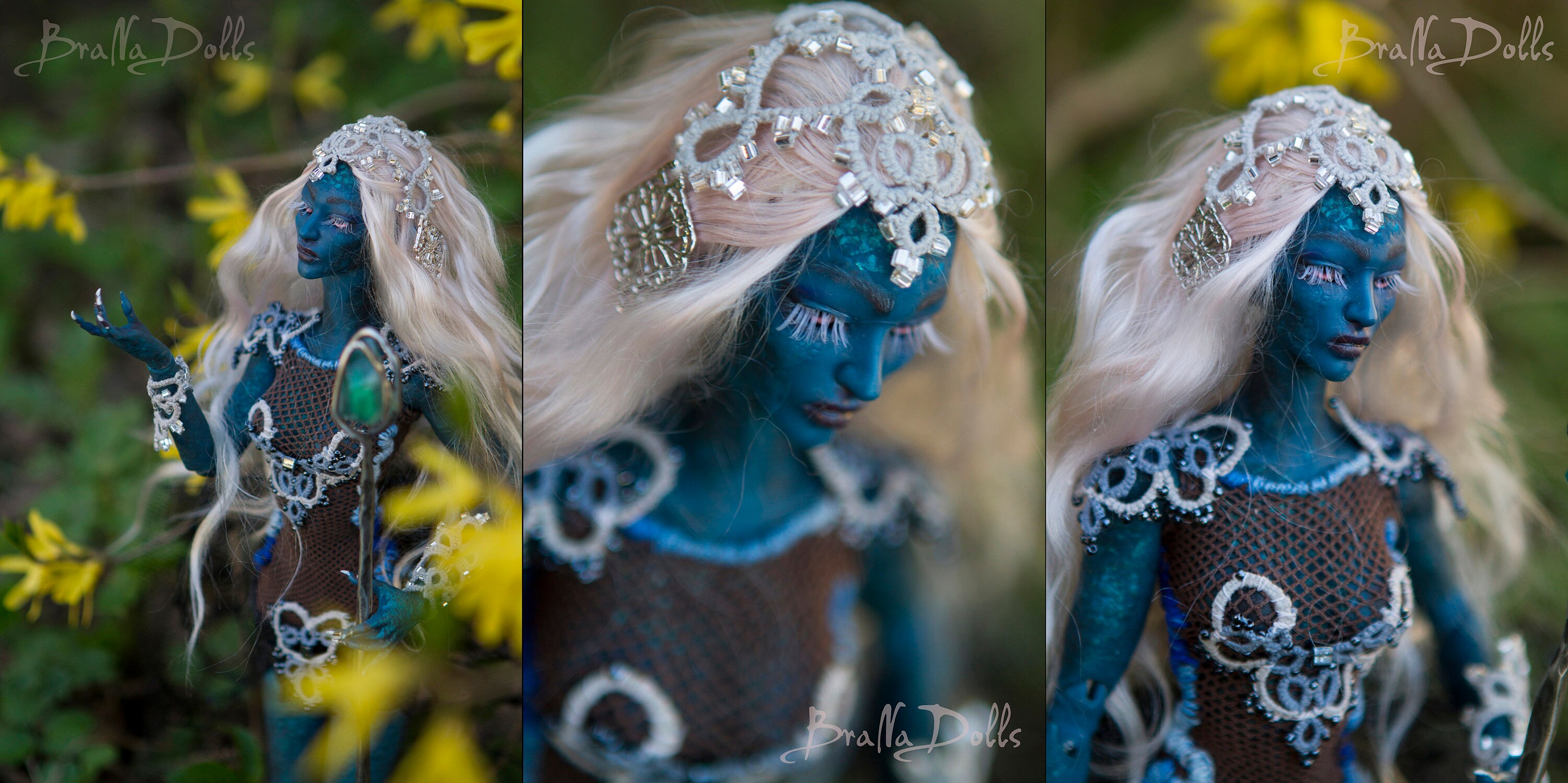 3D STL Head Female Doll BJD Mermaid - Etsy