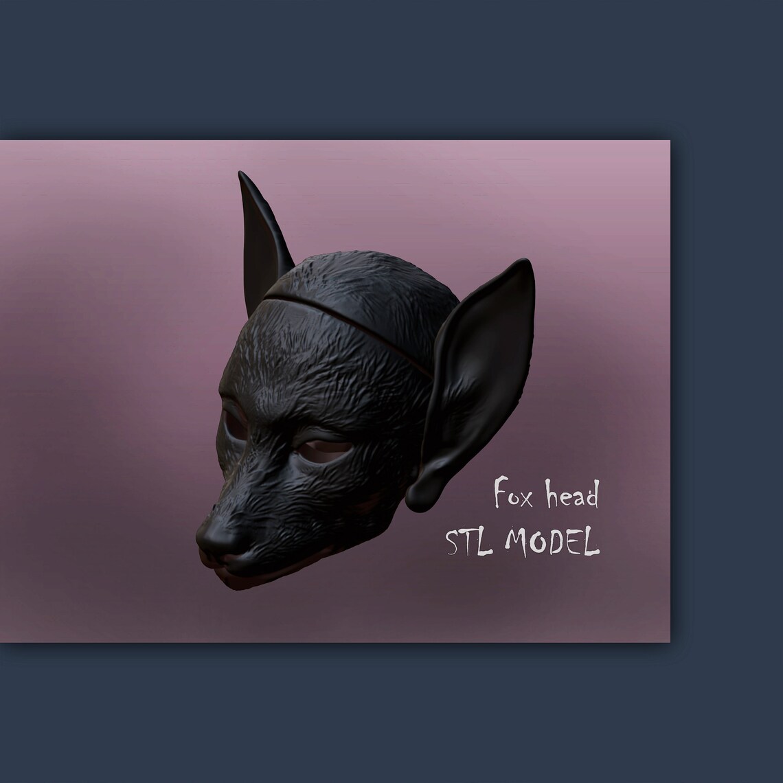 3D STL Fox Head Doll Werewolf, Demon, Wolf, Fox, BJD Girl - Etsy