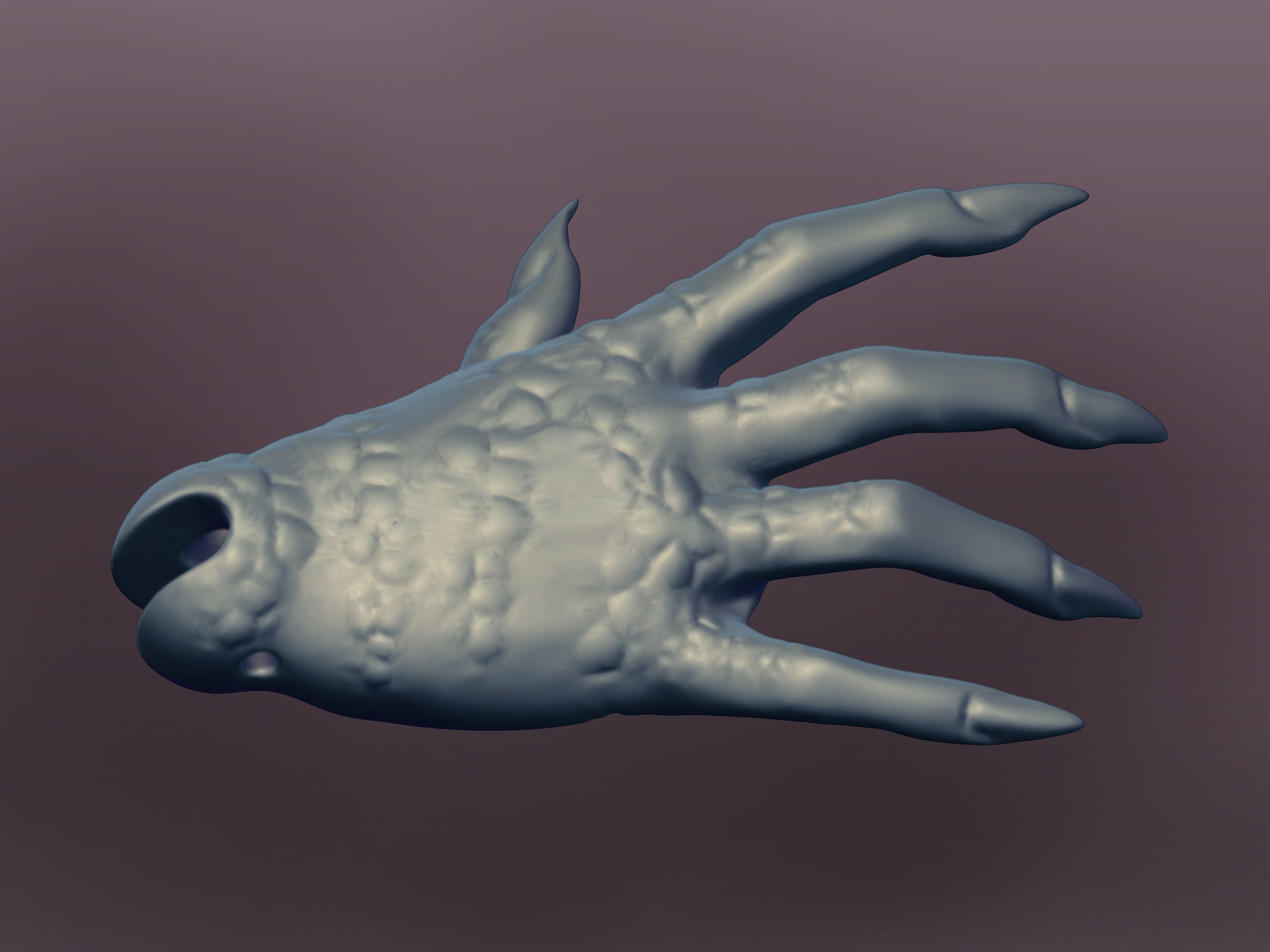 3D STL Hands Female Doll Demon, Orc, Dragon, Lizard BJD Sharp Nails - Etsy