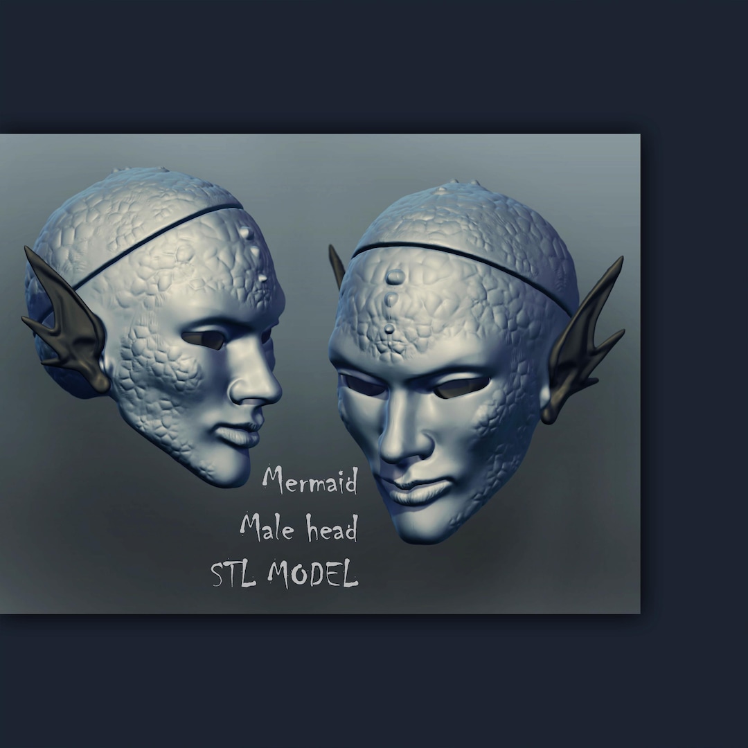 Bjd, 3d Printing Files, Zbrush, Personalized Gifts, Mermaid, Black ...