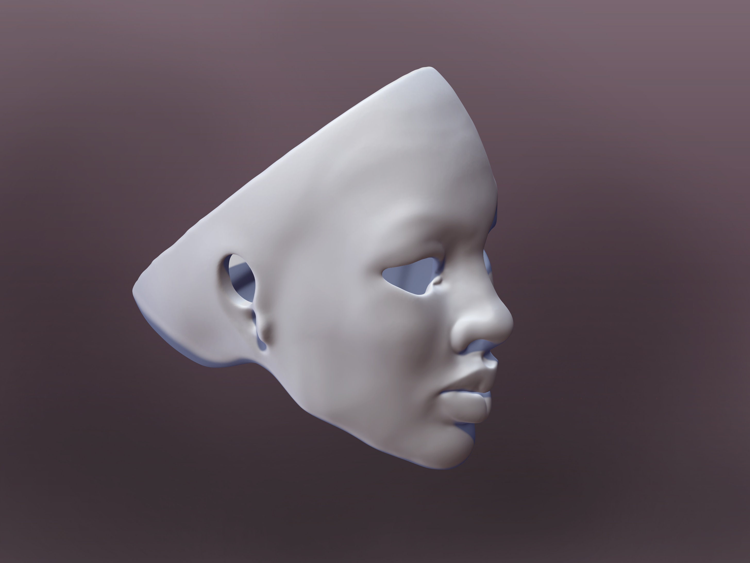 3D STL Head Female Doll African BJD Girl - Etsy