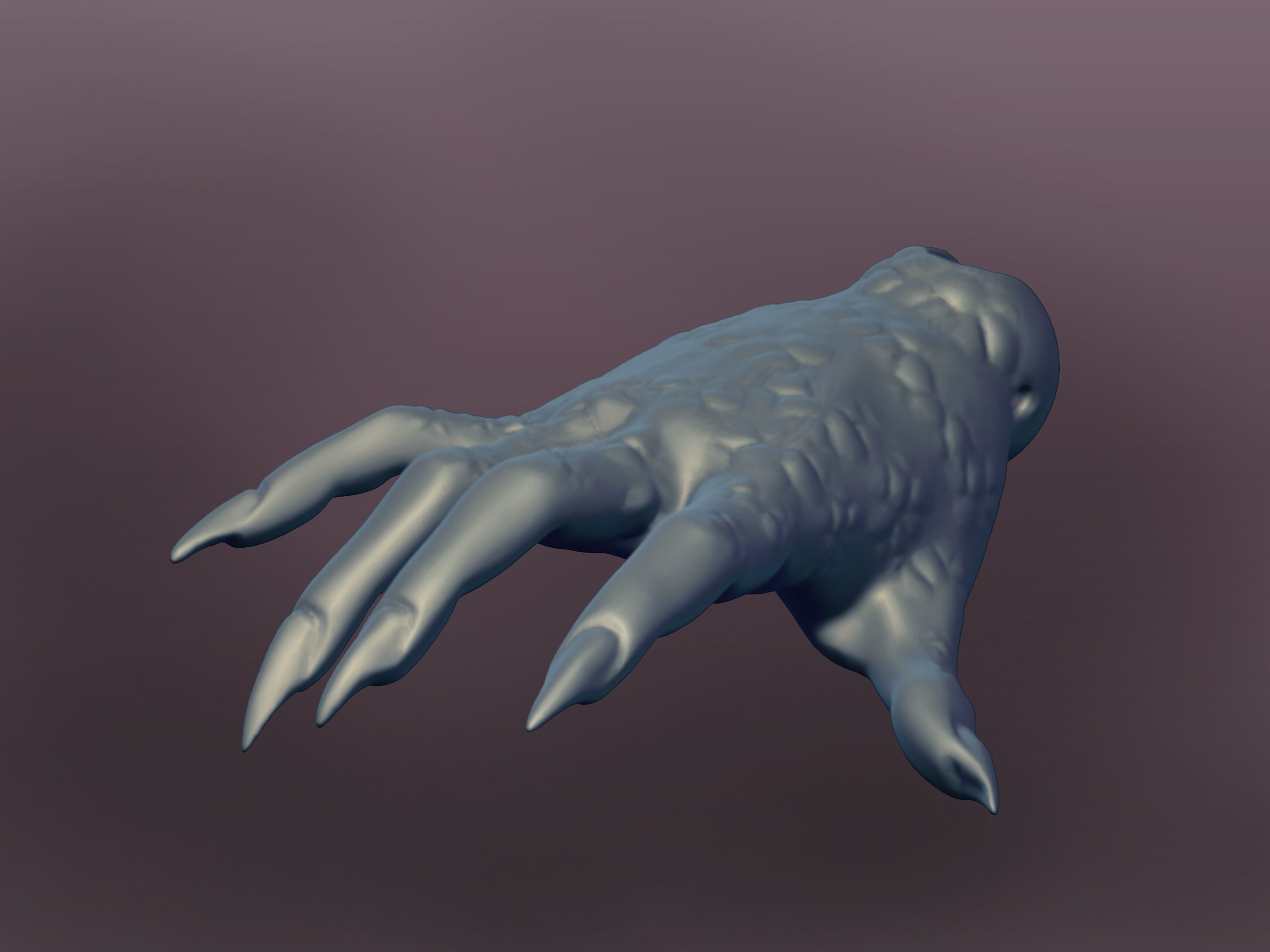 3D STL Hands Female Doll Demon, Orc, Dragon, Lizard BJD Sharp Nails - Etsy