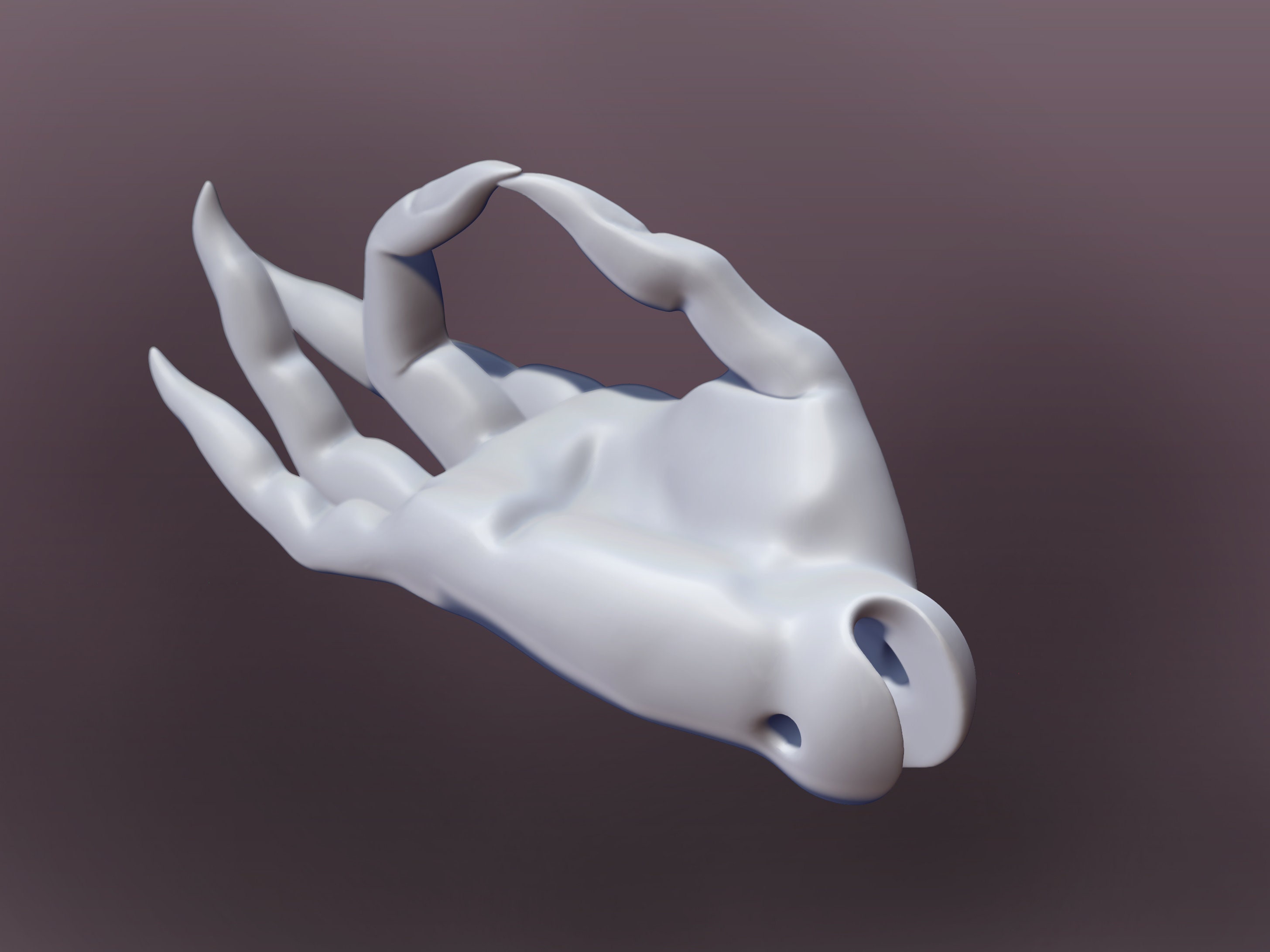 3D STL Hands Female Doll Classic BJD Sharp Nails Werewolf Girl - Etsy