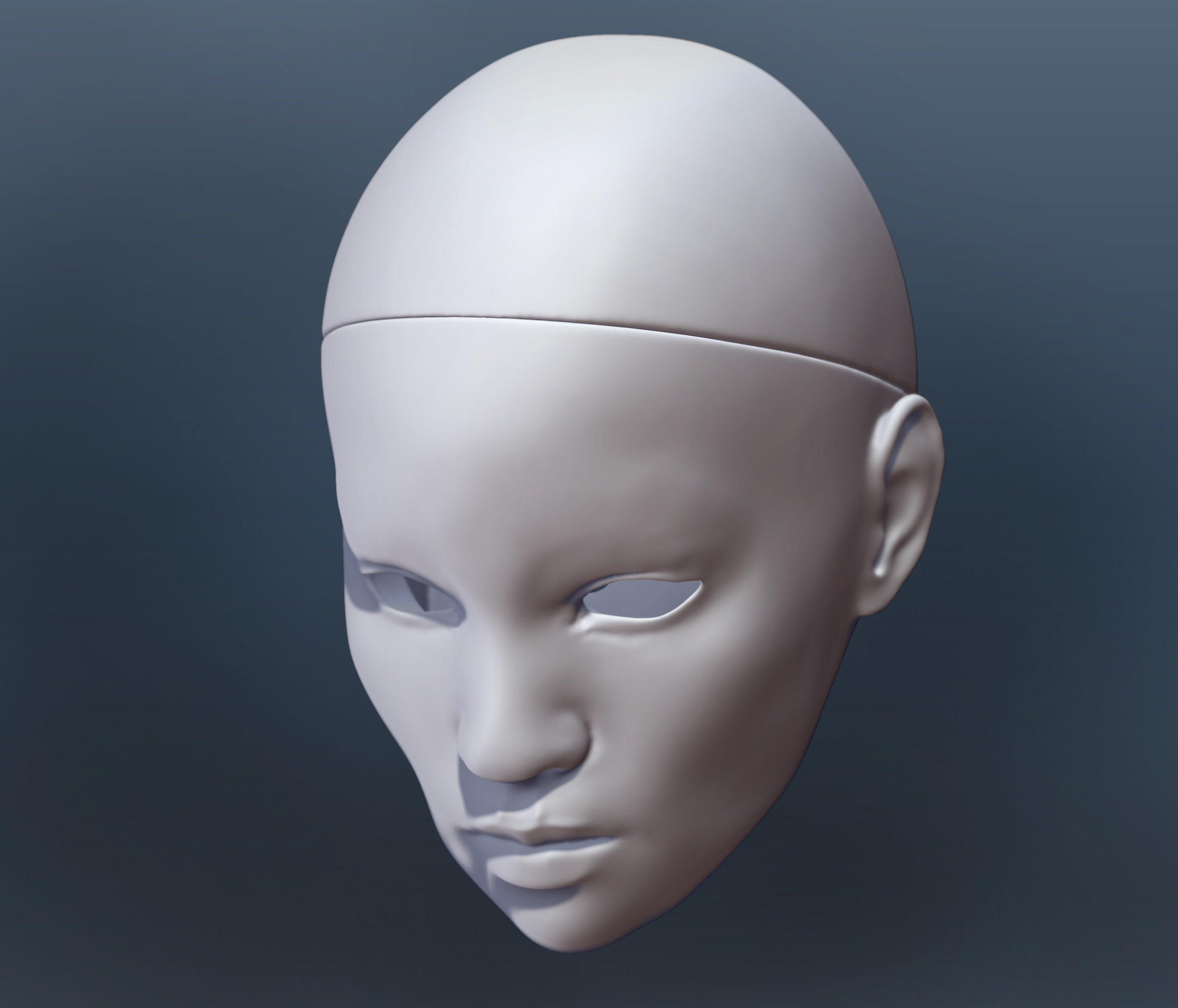 3D STL Portrait Male Asian Head Doll, Classic, BJD - Etsy