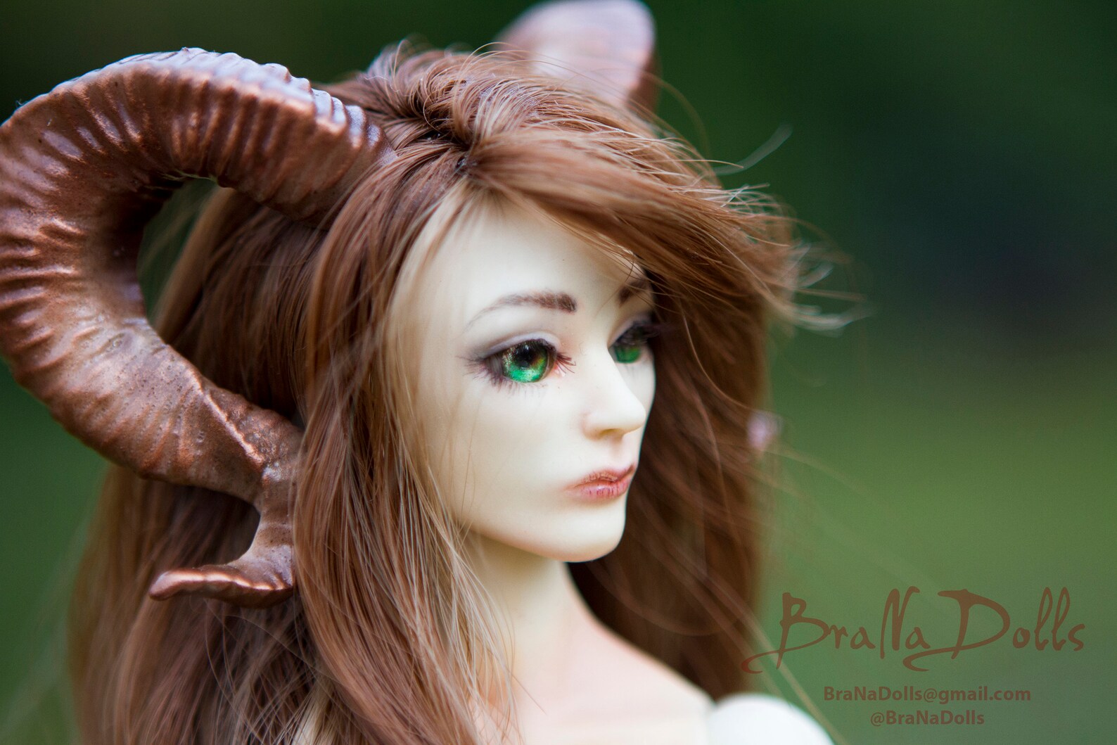 Classical European Female Head — Realistic Modular BJD 3D Model for ...