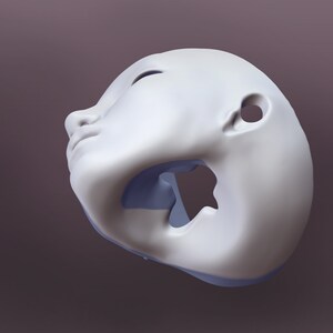 3D STL Asian Head Female Doll Classic BJD - Etsy