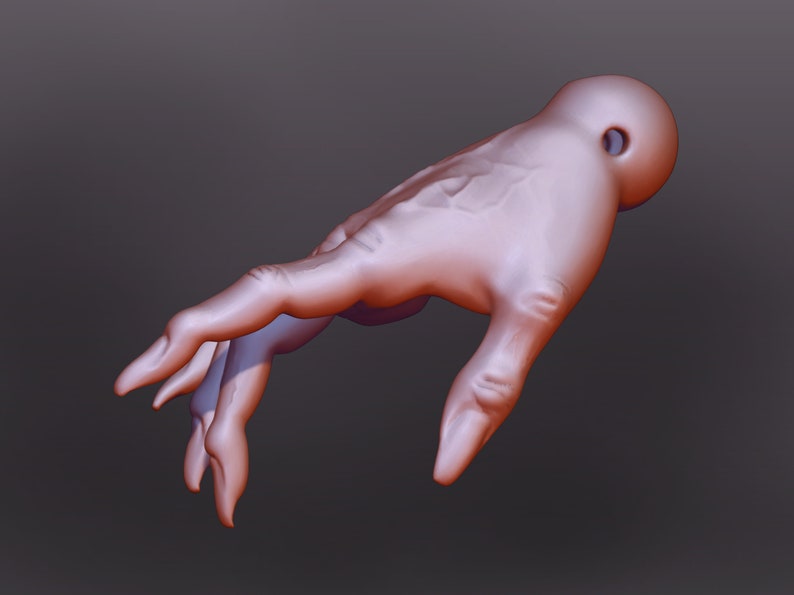 3D STL Hands Female Doll Old BJD Witch, Long Nails Woman - Etsy