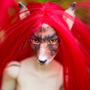 3D STL Fox Head Doll Werewolf, Demon, Wolf, Fox, BJD Girl - Etsy