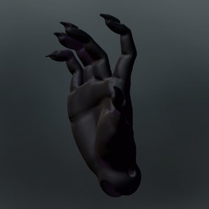 3D STL Men's Hands Doll BJD Werewolf, Demon, Wolf, Fox, Cat, Sharp ...