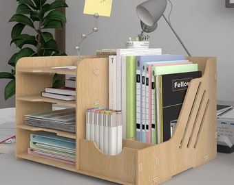 Wood Vertical File Holder - Etsy