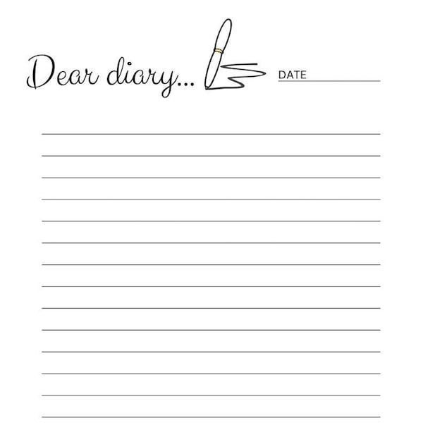 Dear Diary - Etsy